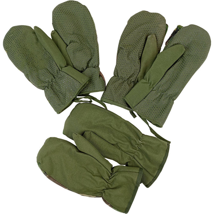 British Army DPM Lined Mittens - Used
