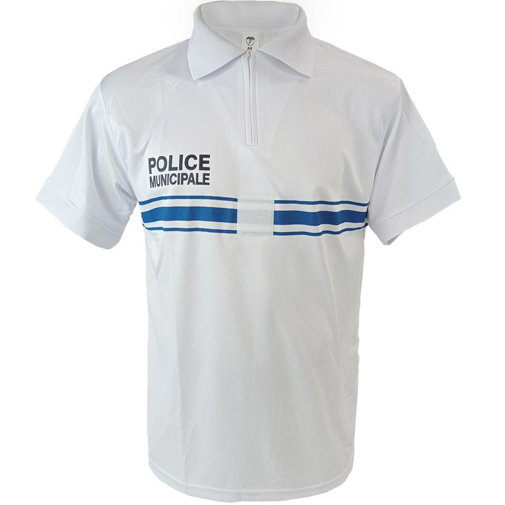 French Police Polo Shirt - White