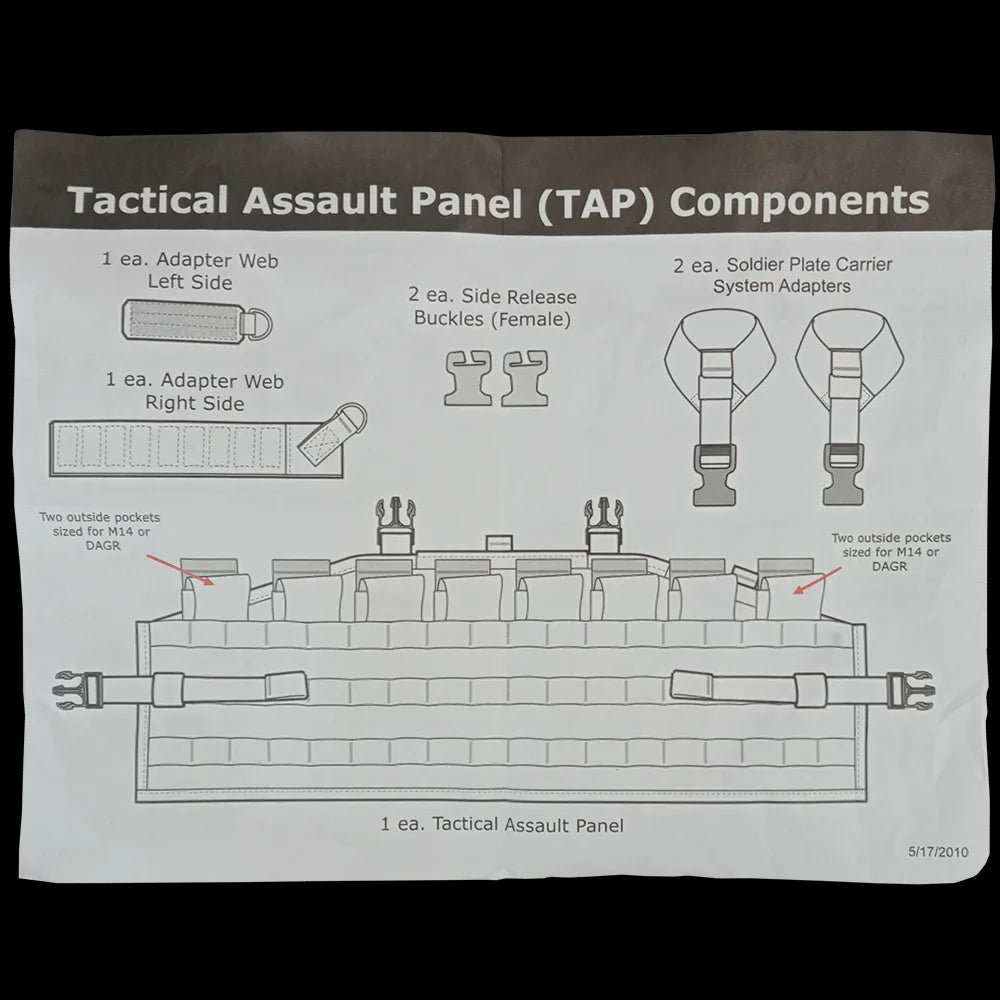 USGI ACU Tactical Assault Panel