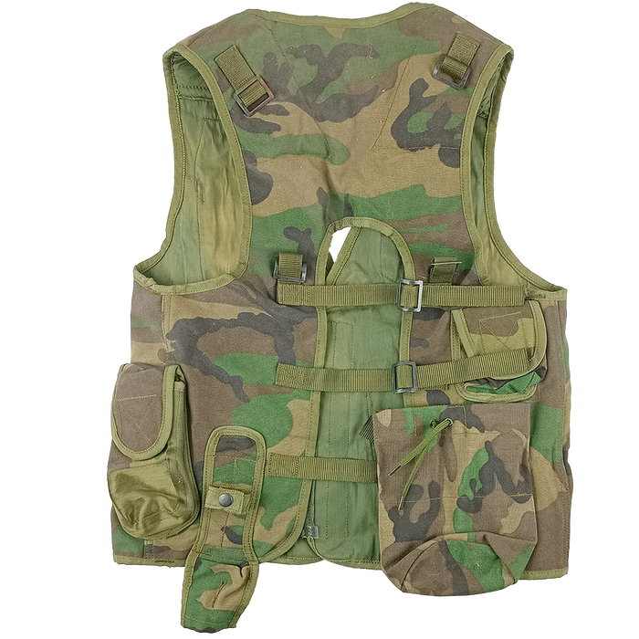 Turkish Army Woodland Tactical Vest - AK - Turkish Army Surplus ...