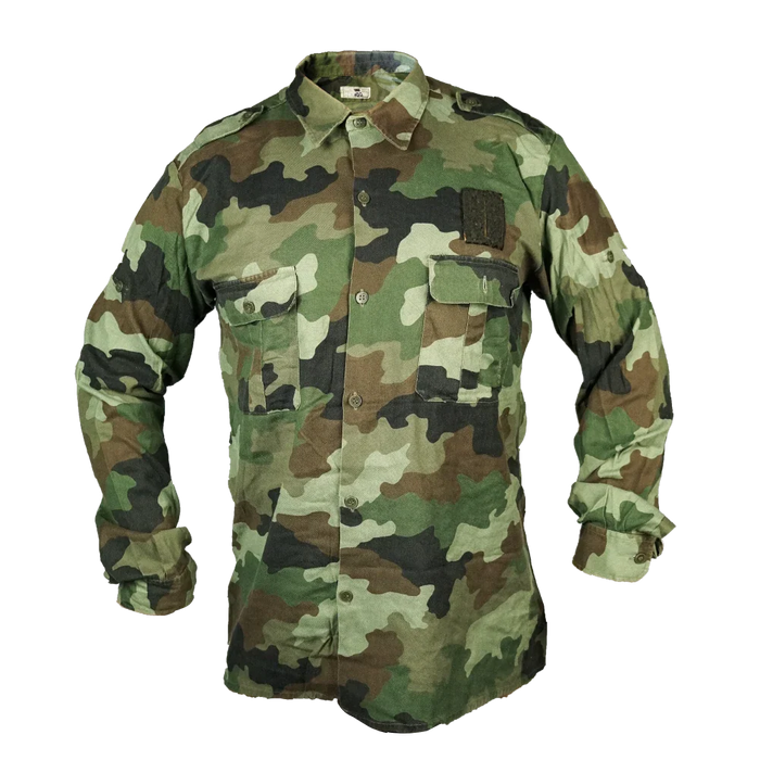 Serbian M93 Woodland Field Shirt - Serbian Army Surplus - Field Shirts