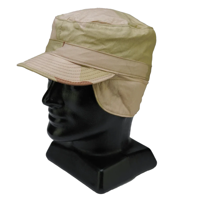 USGI 3 Colour Desert Patrol Cap w/ Flaps - US Army Surplus - Caps