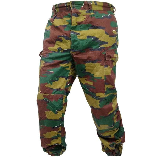 Belgian Army Jigsaw Camo Trousers - Value Grade - Belgian Army Surplus ...
