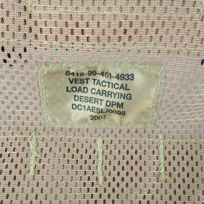 British Desert Assault Vest Set - Used